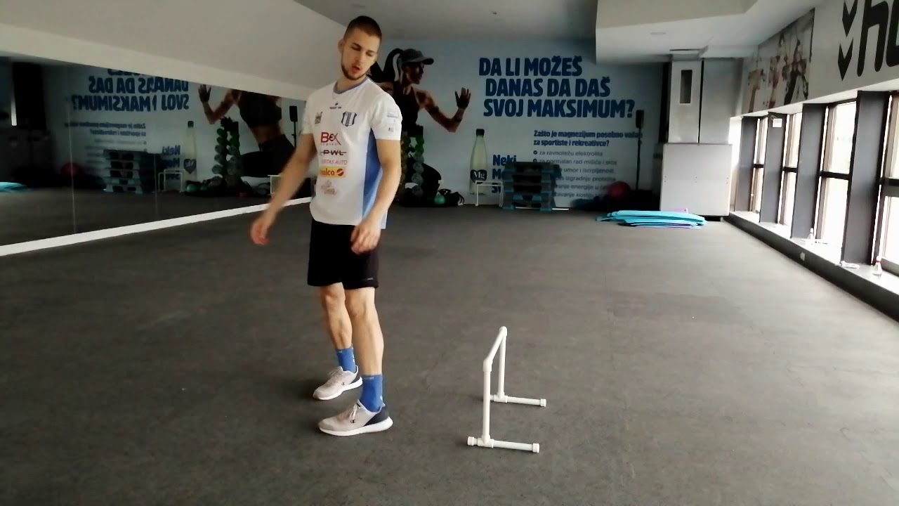Bilateral jump and stick - YouTube