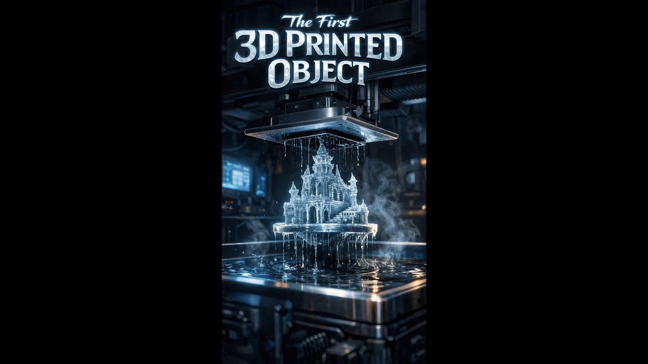 The First 3D Printed Object #Technology - YouTube