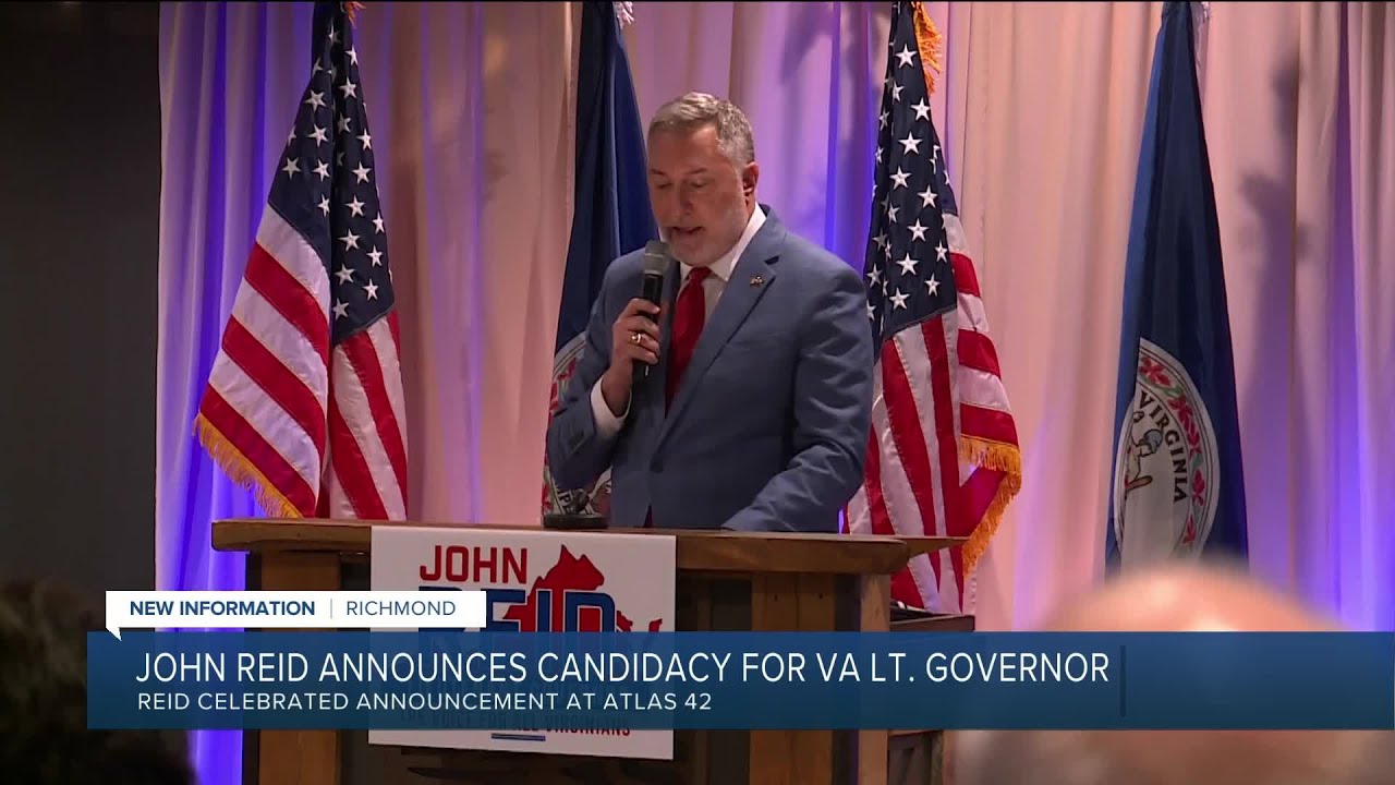 Radio host John Reid announces campaign for lieutenant governor - YouTube