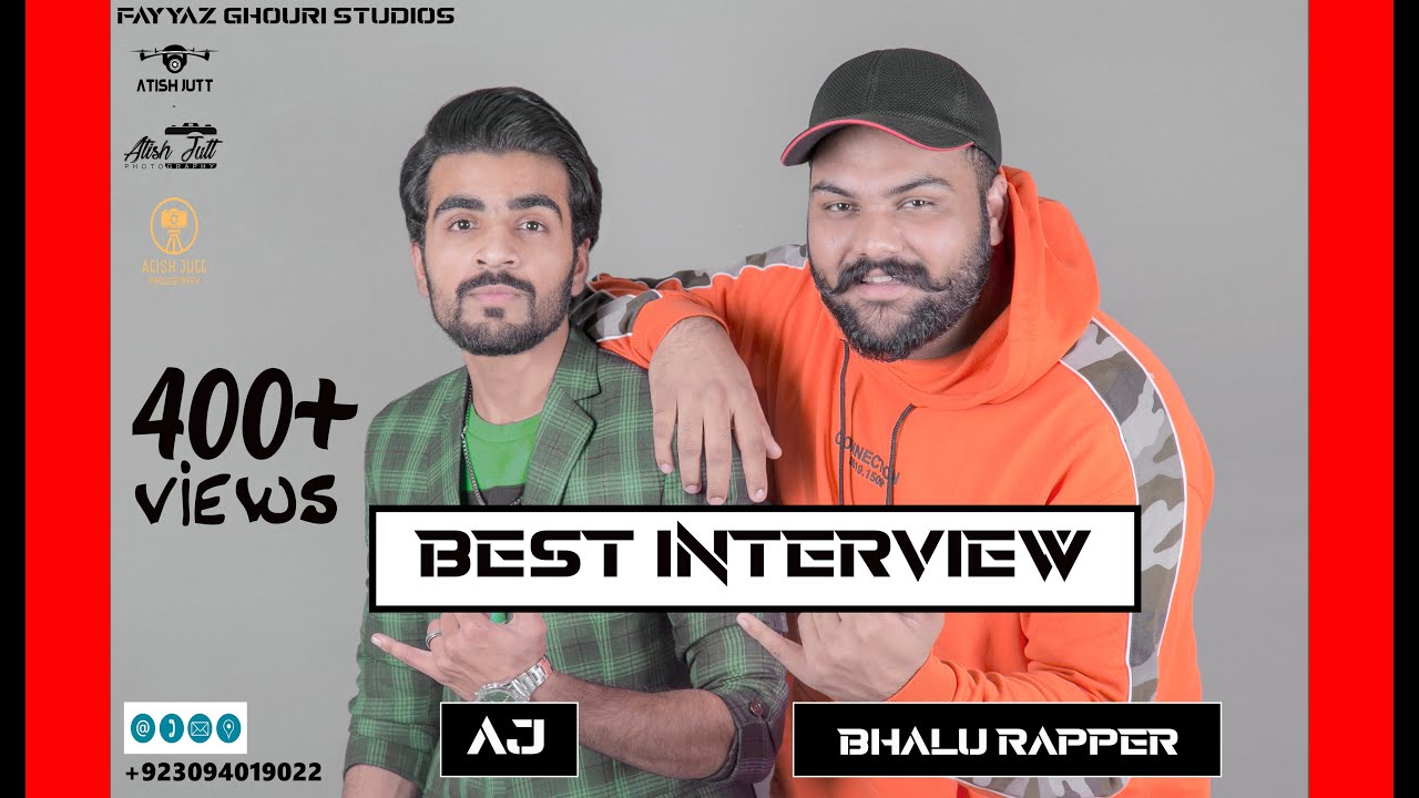 Bhalu Rapper Rare Interview || Atish Jutt Official || Team AJ || Studio ...