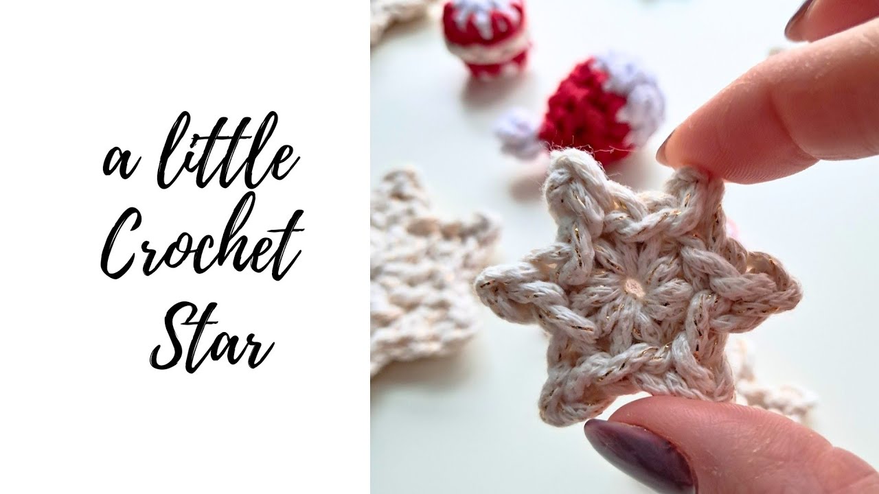 A little crochet star tutorial - YouTube