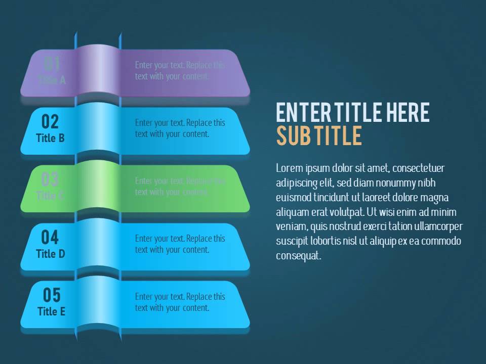 Data List Items PowerPoint Diagram & Chart Slides - DigitalOfficePro ...