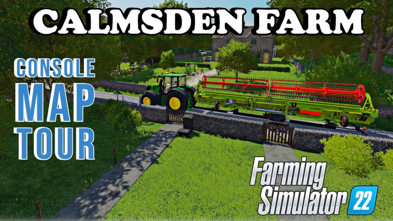 'Best Britsh Map in Farm Sim' Calmsden Farm | FS22 MAP TOUR! | (Review ...