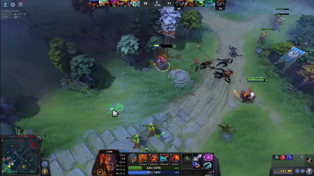 Dota 2 : Single draft - YouTube