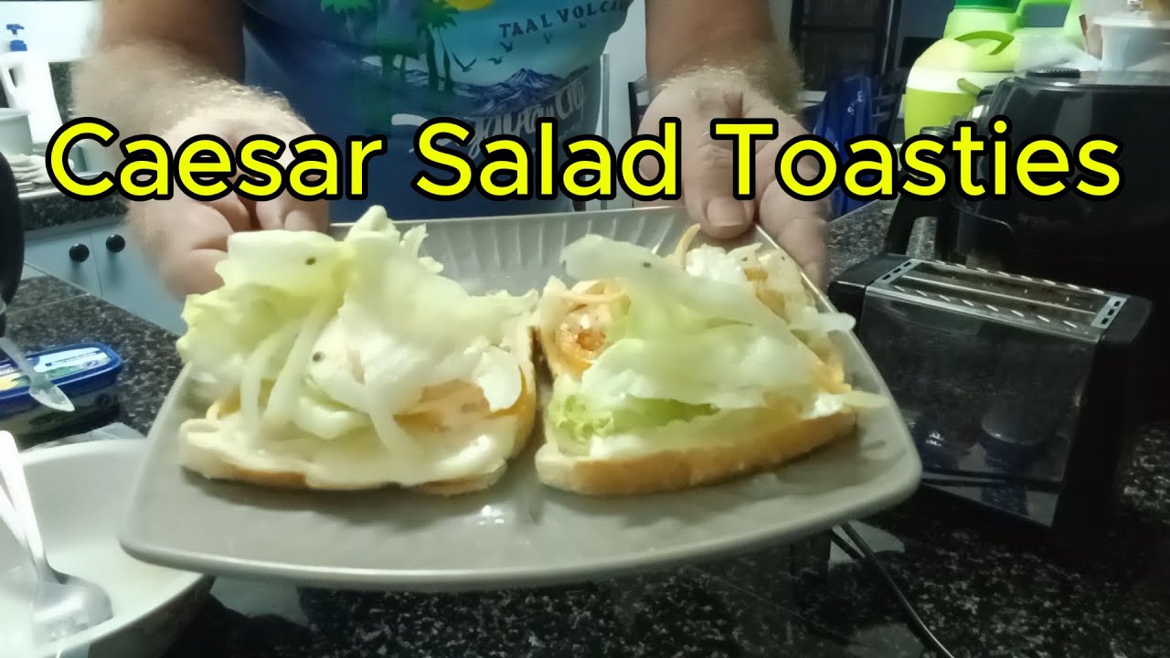 KUYA IANS.. CAESAR SALAD TOASTIES.....#philippines #food #eating - YouTube