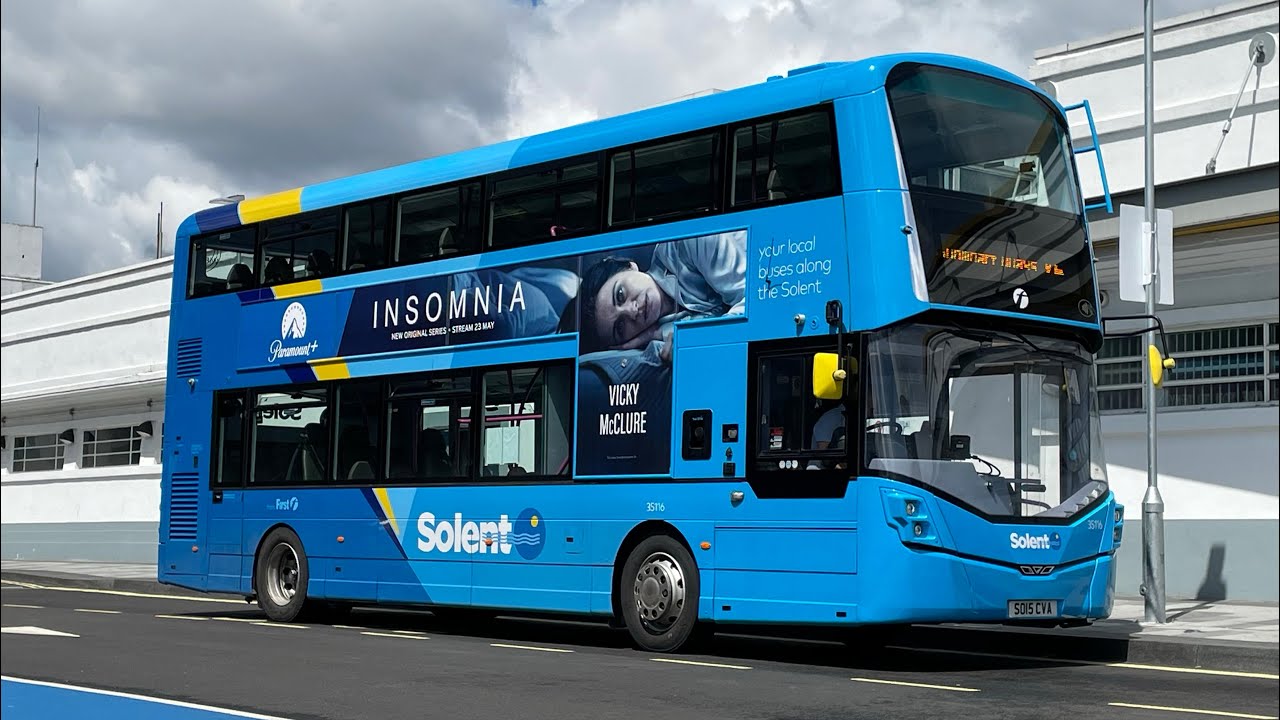 *Finally Out On The Road!!!!!* First Solent 35116 SO15 CVA On Route X5 ...
