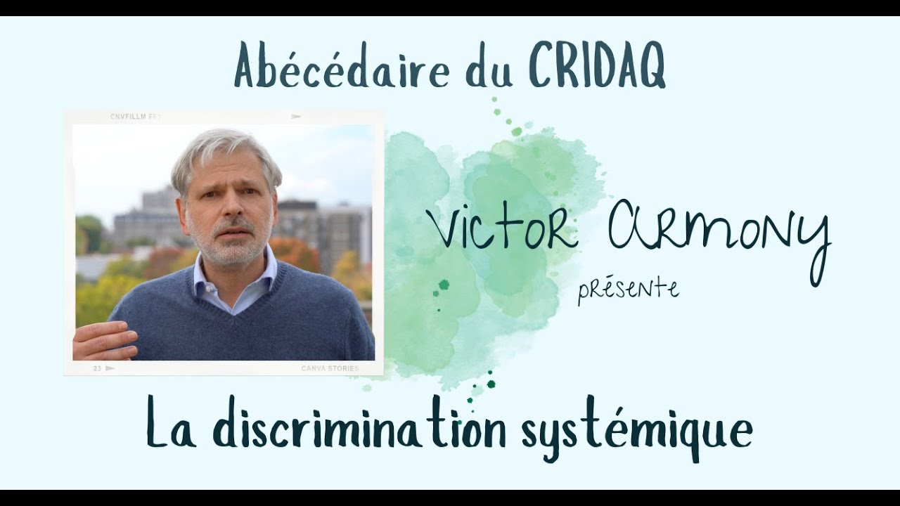 Abécédaire du CRIDAQ | Victor Armony (sociologie, UQAM) présente la ...