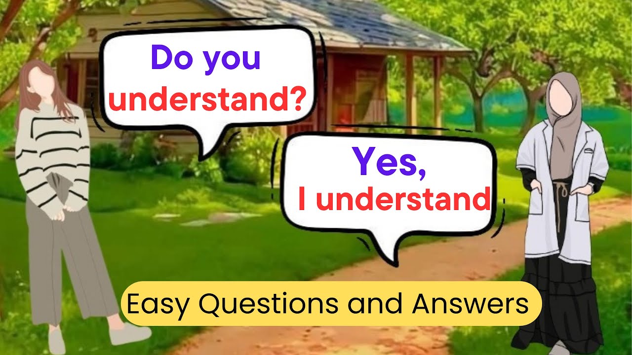 ENGLISH CONVERSATION PRACTICE - Easy Questions and Answers - Improve ...