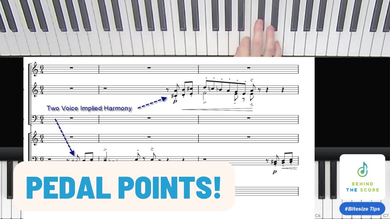 [Bitesize Tips] Pedal Points for a Dramatic Build-up - YouTube