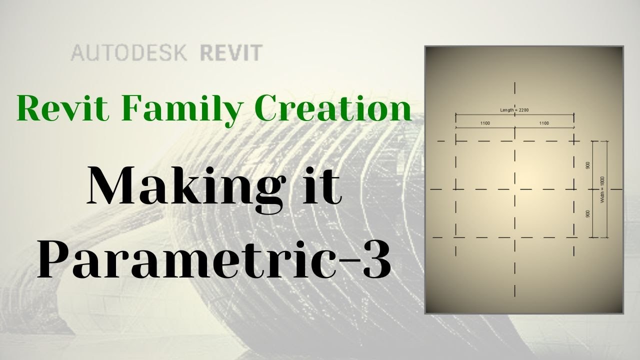 Revit Family Creation | Making It Parametric-3| #revit #revittutorial # ...
