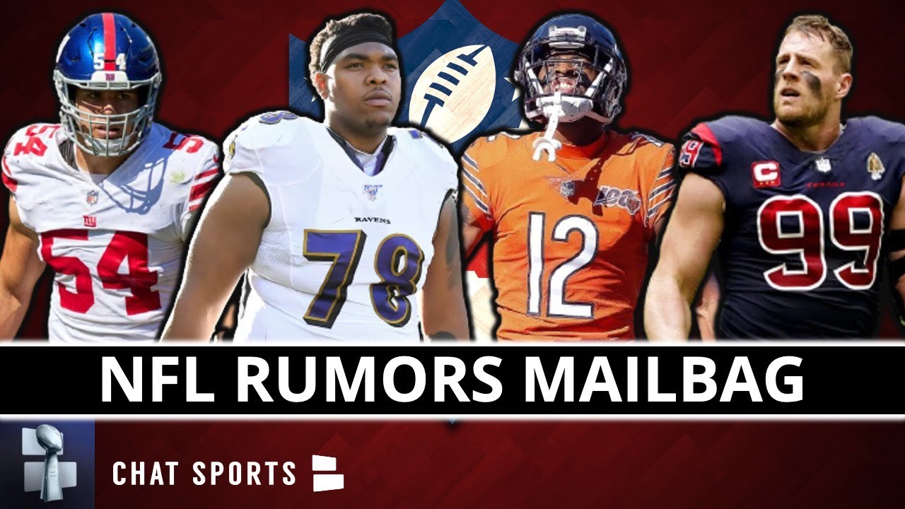 NFL Rumors Today On Allen Robinson & Orlando Brown Trade, JJ Watt Free ...