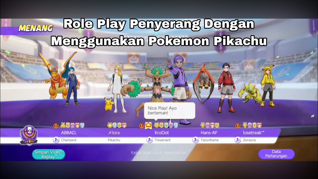 Role Play Pokemon Pikachu Lumayan Mantul Untuk Push Peringkat - YouTube