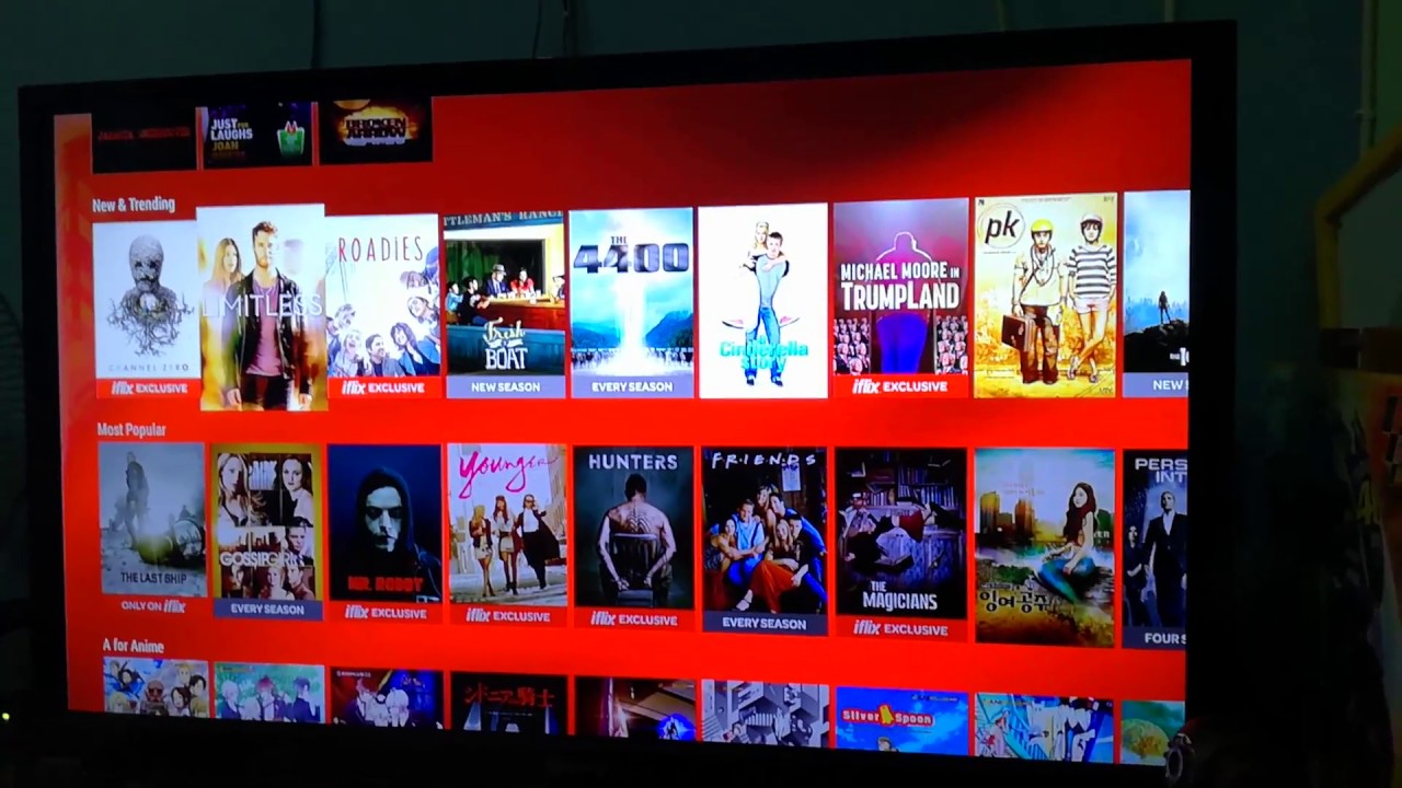 IndiHome Fiber Optic with Iflix on STB Hybrid IndiHome - YouTube