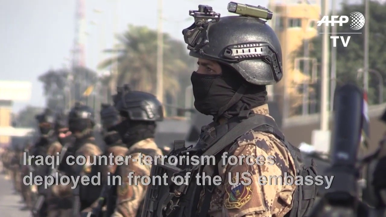 Iraqi Counter Terrorism Forces Deployed In Front Of The U.S. Embassy ...