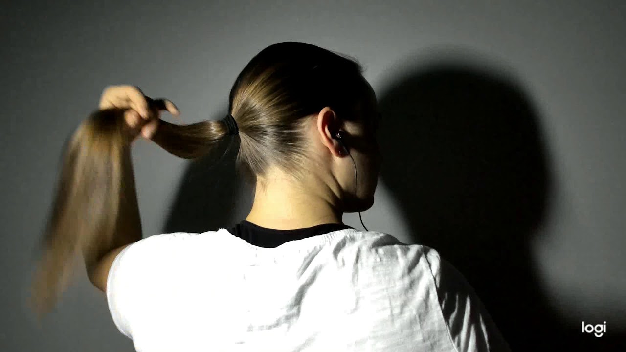 ASMR | Ponytails | Hair Play | In-Ear Microphones - YouTube