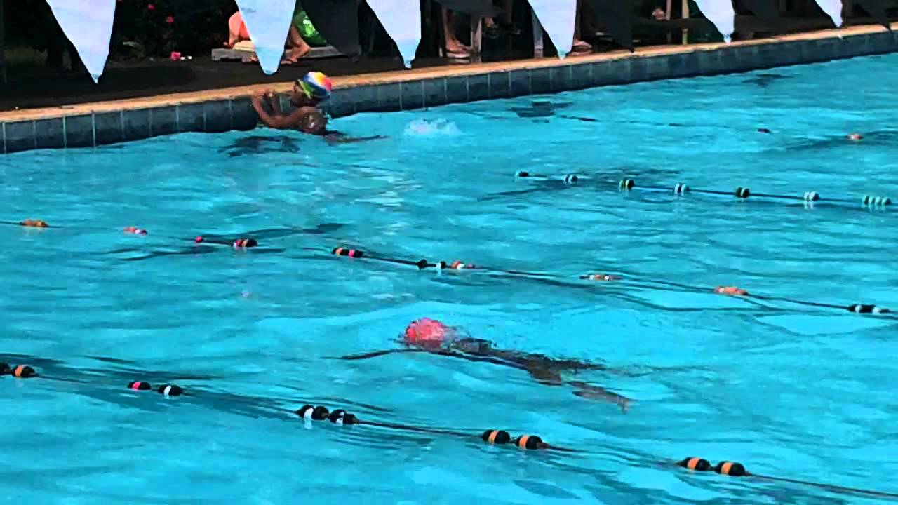 NOVICE swimming competition ( 6 & under ) - YouTube