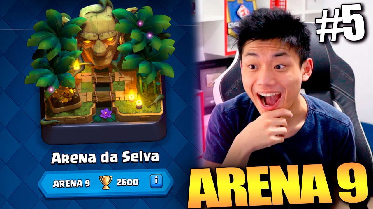 NOVOS DECKS PARA CHEGAR NA ARENA 9!! CLASH ROYALE NOVA CONTA #5 - YouTube