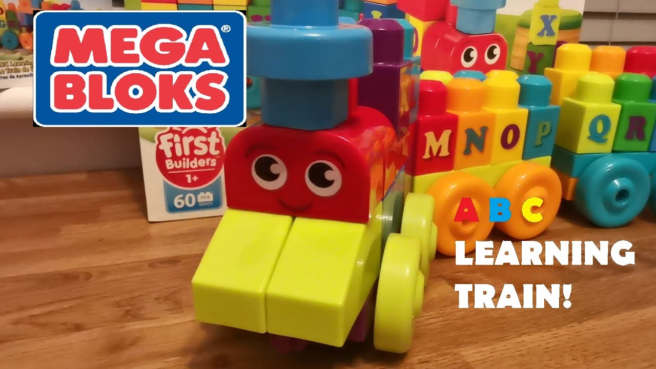 Learn ABC Alphabet with ABC MEGA BLOKS TRAIN! 🚂 Fun ABC Alphabet Video ...
