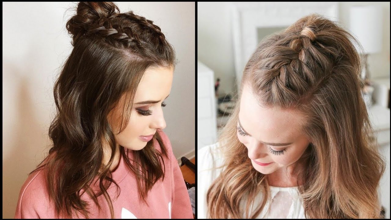 Stunning front braid hairstyle ideas and collection - YouTube