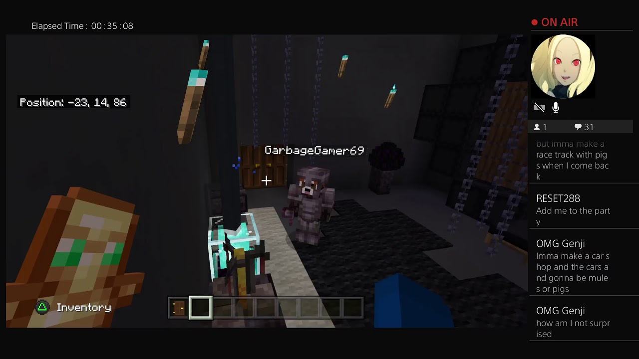 Playing minecraft and ask questions - YouTube