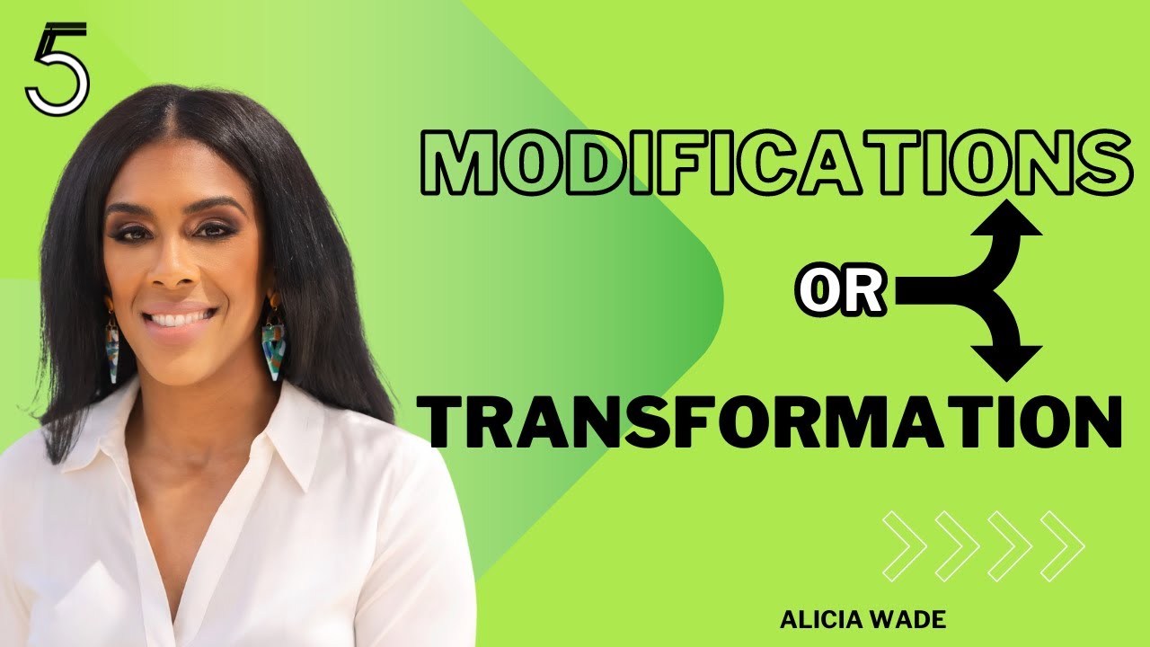 Modification vs. Transformation: The Secret to Reaching Your Goals # ...