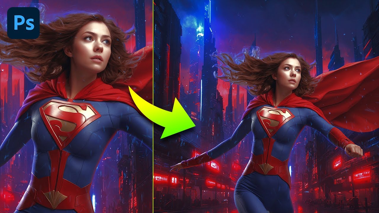 How to Make a Superhero Poster in Photoshop - YouTube