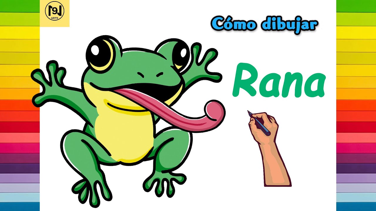 Como dibujar una RANA | Dibujo de RANA | No.9 ARTES - YouTube
