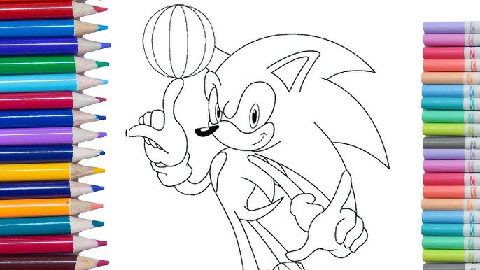 Dibujo de Sonic the Hedgehog 3 para colorear