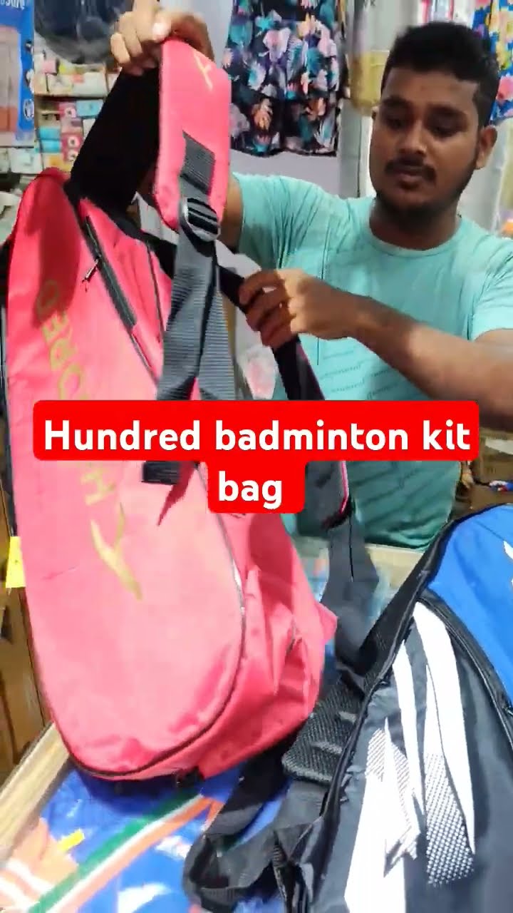 hundred badminton kit bag #racket #hundred - YouTube