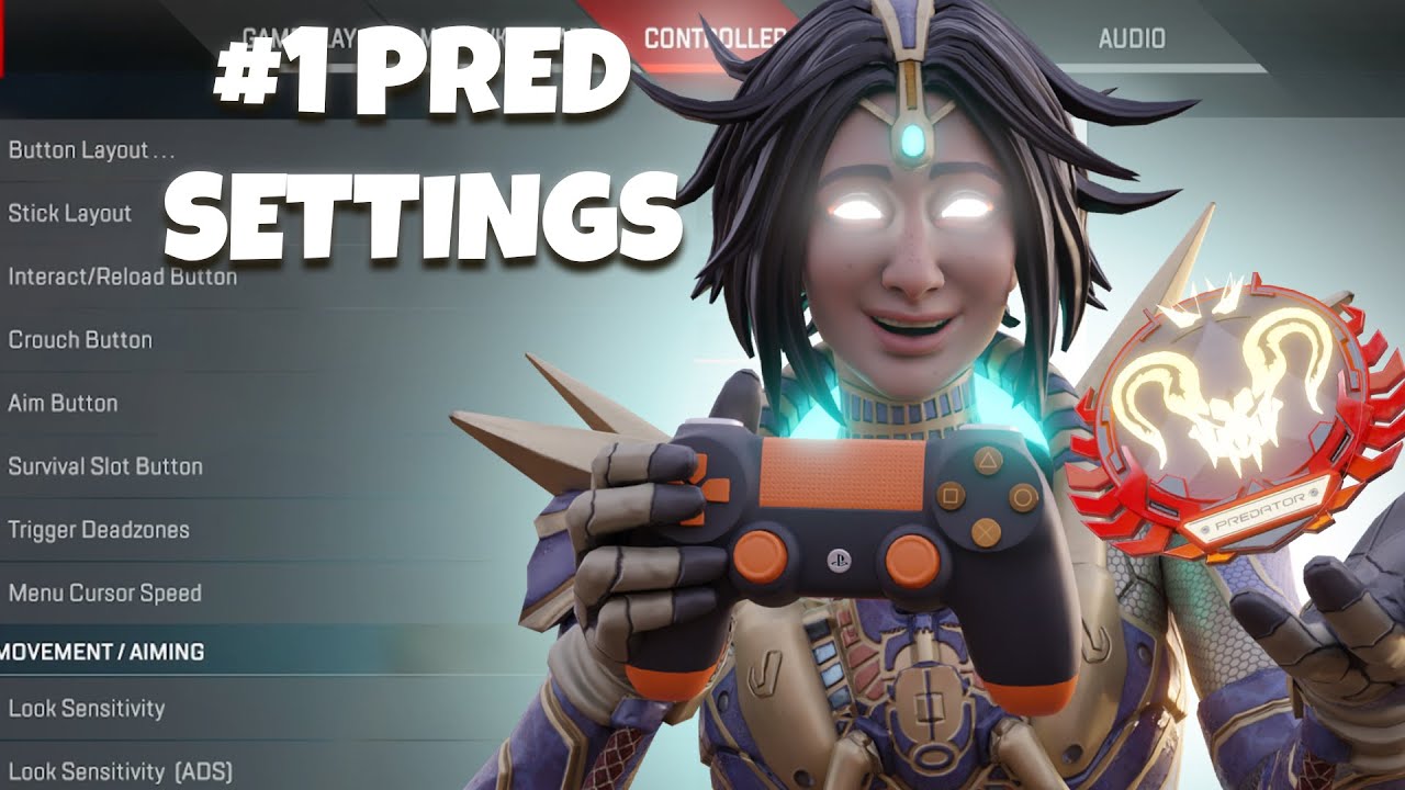 #1 Pred Settings for Apex Legends Updated (Season14) || ChaoticMuch ...