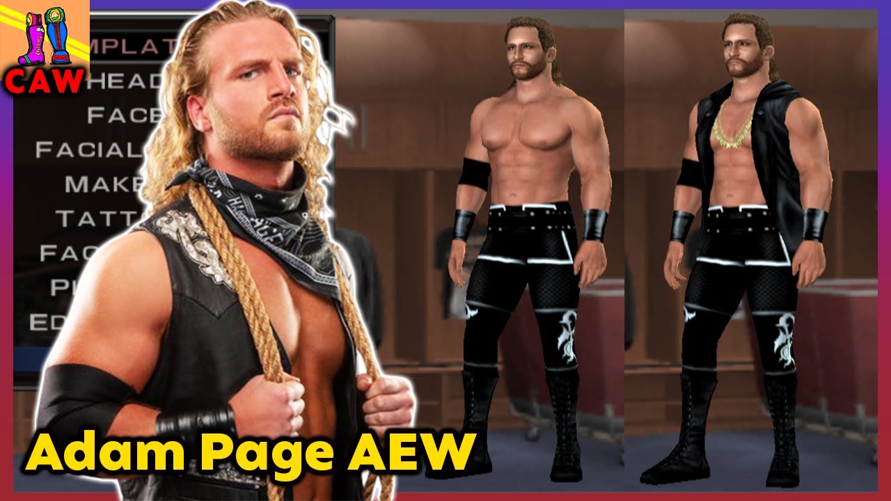 Adam Page AEW 2021 Long Tights Attire | How to create a wrestler PS2 ...
