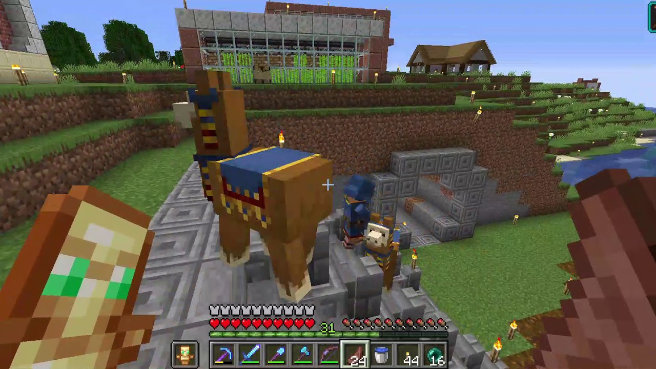 Trading villager has panic attack and dies | Minecraft 1.14.4 - YouTube