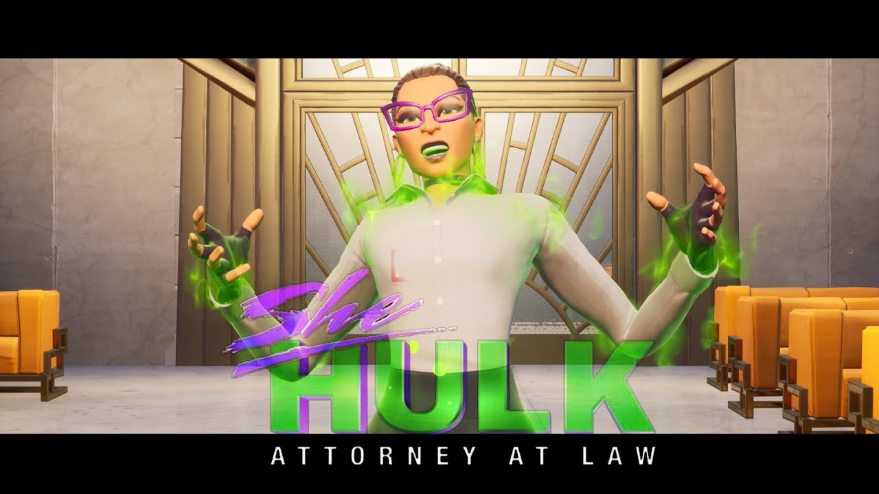 Fortnite - She-hulk Courtroom Fight | Fortnite film | She-hulk vs ...