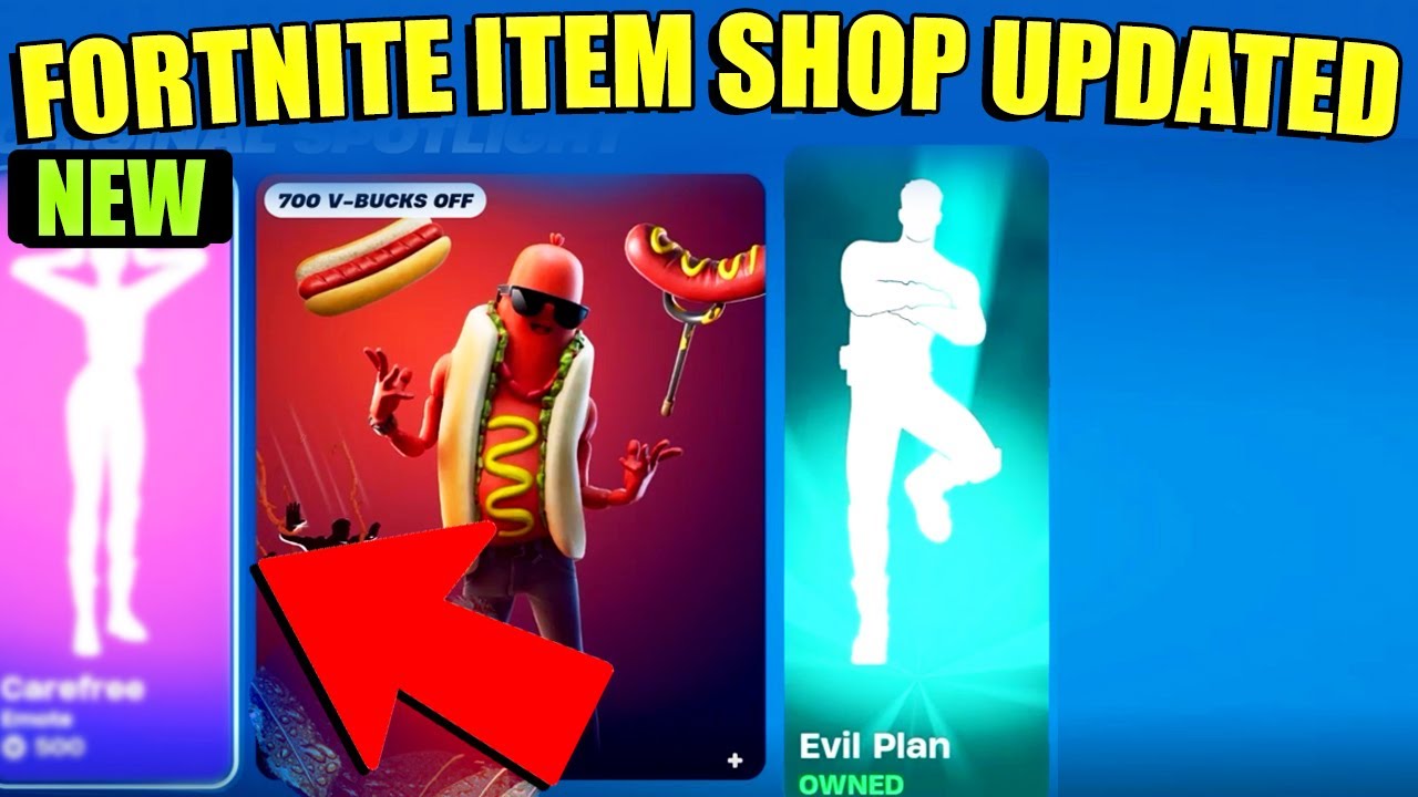 Fortnite New UPDATED Item Shop SHOWCASE [New ITEMSHOP] - YouTube