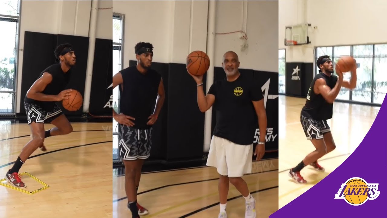 Troy Brown looking sharp from 3 point line during workout with Phil ...