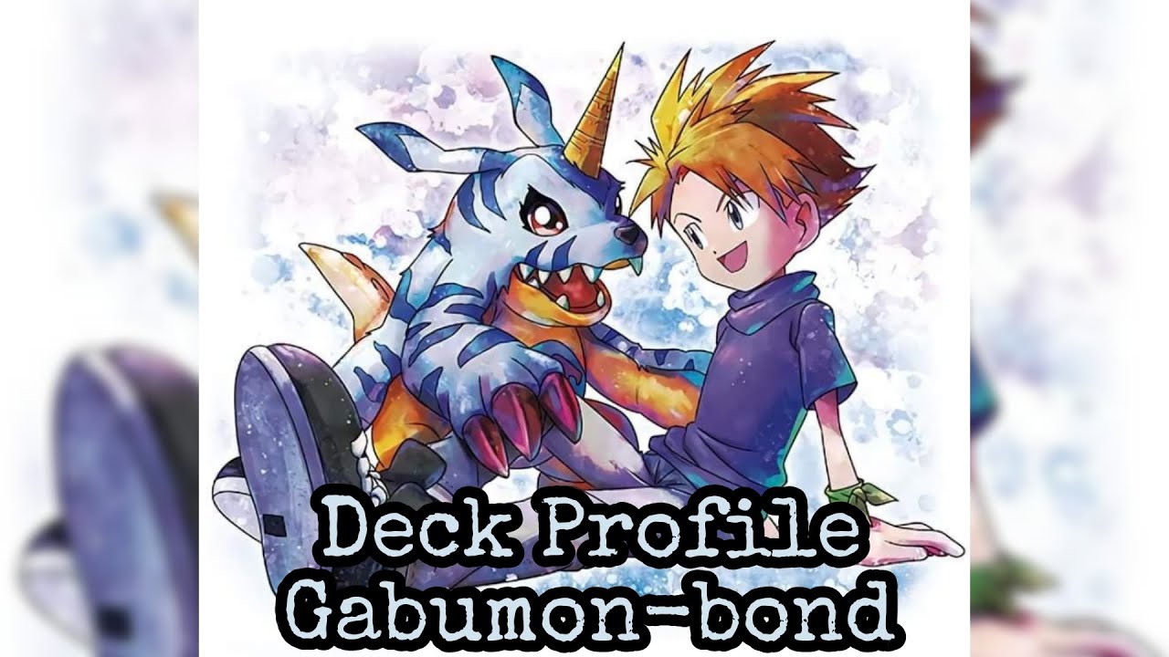 Deck Profile Gabumon-bond (Digimon TCG) - YouTube
