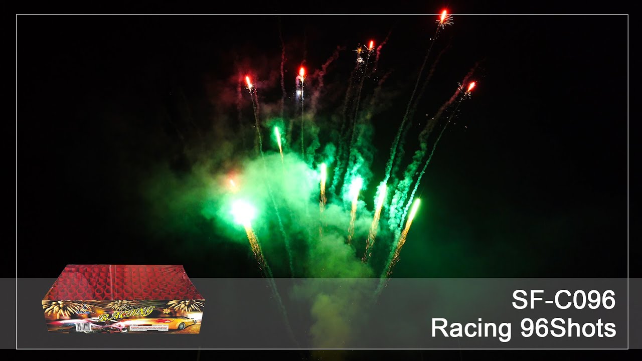 SKYSONG FIREWORKS｜SF-C096 Racing 96Shots - YouTube