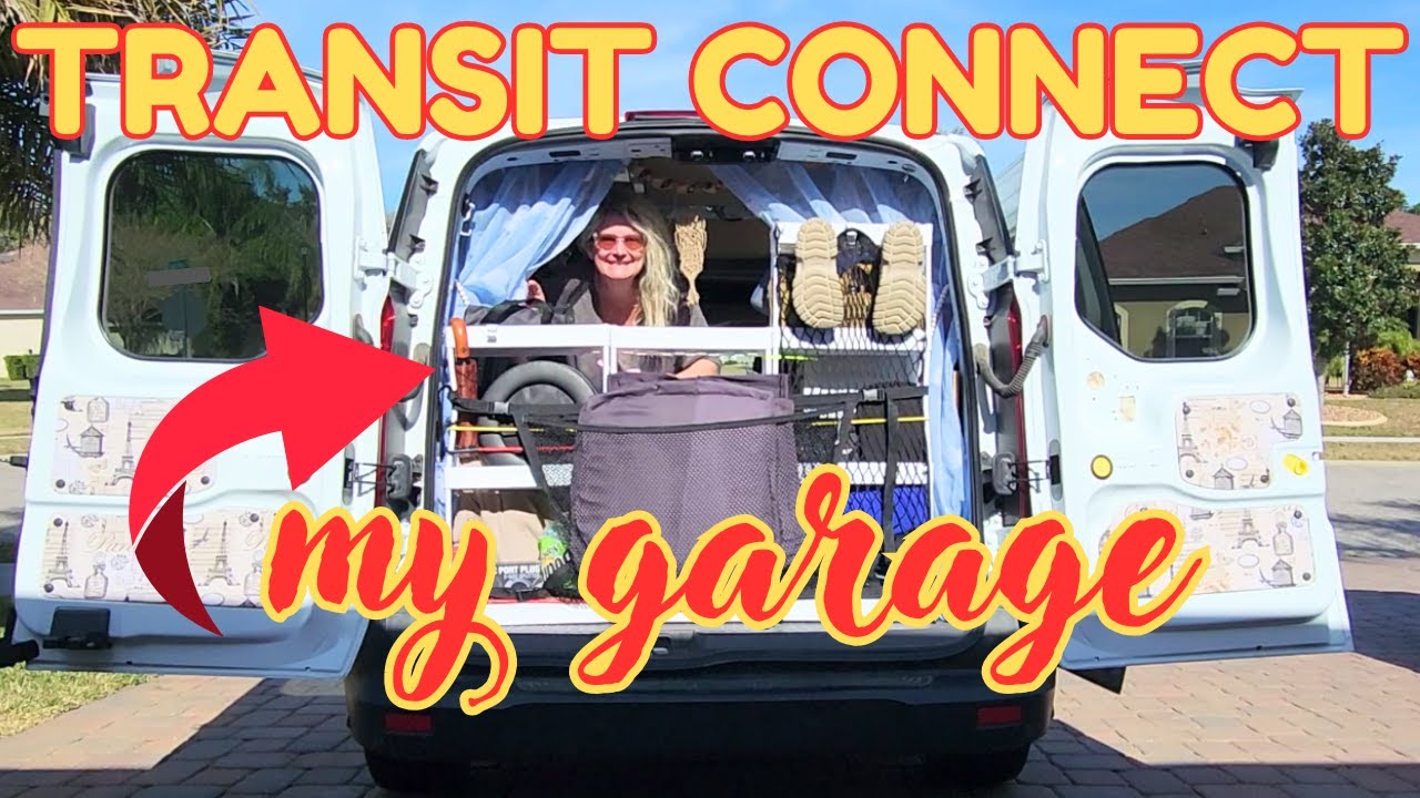 FORD TRANSIT Connect VAN Garage Organization Storage Tour Shelves LOTS ...