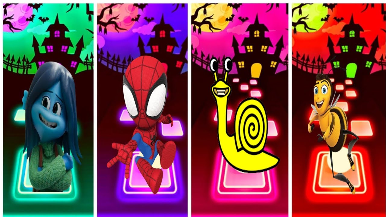 Ruby Gillman🆚Spider Man Across🆚Slow Seline🆚Bee🌟Who is best player ...