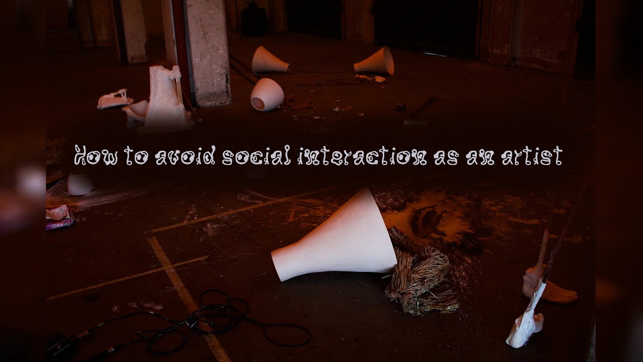 Emma Kerssenbrock - How to avoid social interaction as an artist - YouTube