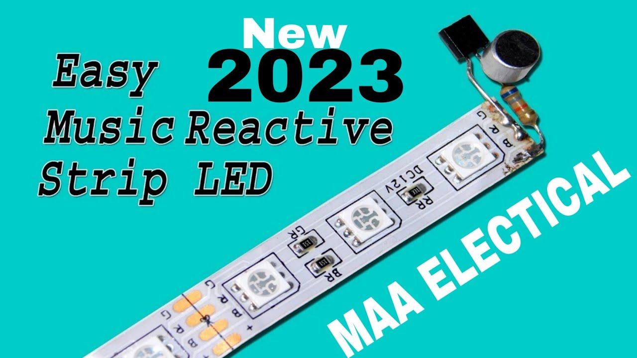 Music Reactive Led circuit || HOME MADE || Lights that pulse to music ...