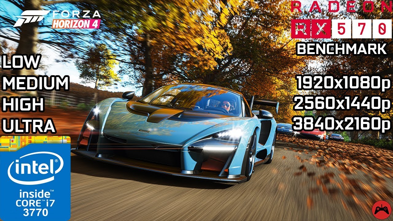 Forza Horizon 4 Demo | Benchmark PC Test | Core i7 3770 + RX 570 4GB ...