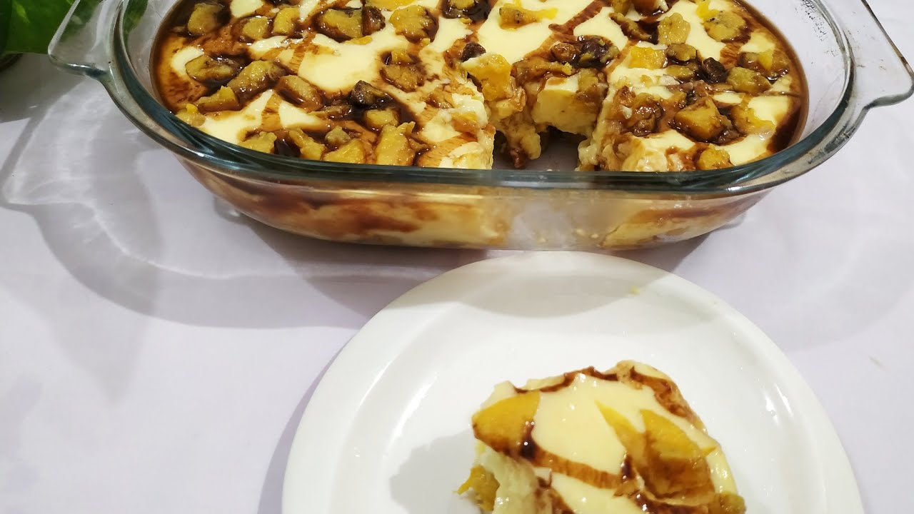 Banana pudding|| Banana custard pudding || Quick recipe|| by spice ...