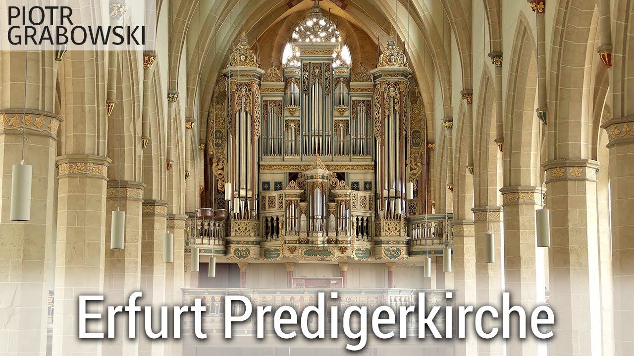 Erfurt Predigerkirche - Pipe organ sample set for Hauptwerk - YouTube