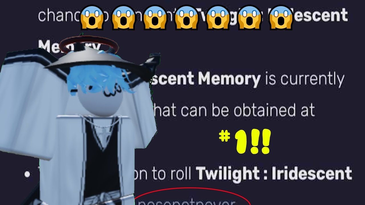 I got the first Twilight : Iridescent memory! 😱 | Sol's rng ERA 8 - YouTube
