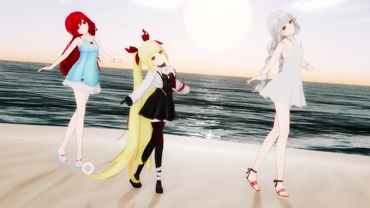 클로저스(CLOSERS) - MMD : MarineMirage | 루시, 티나, 세트 - YouTube