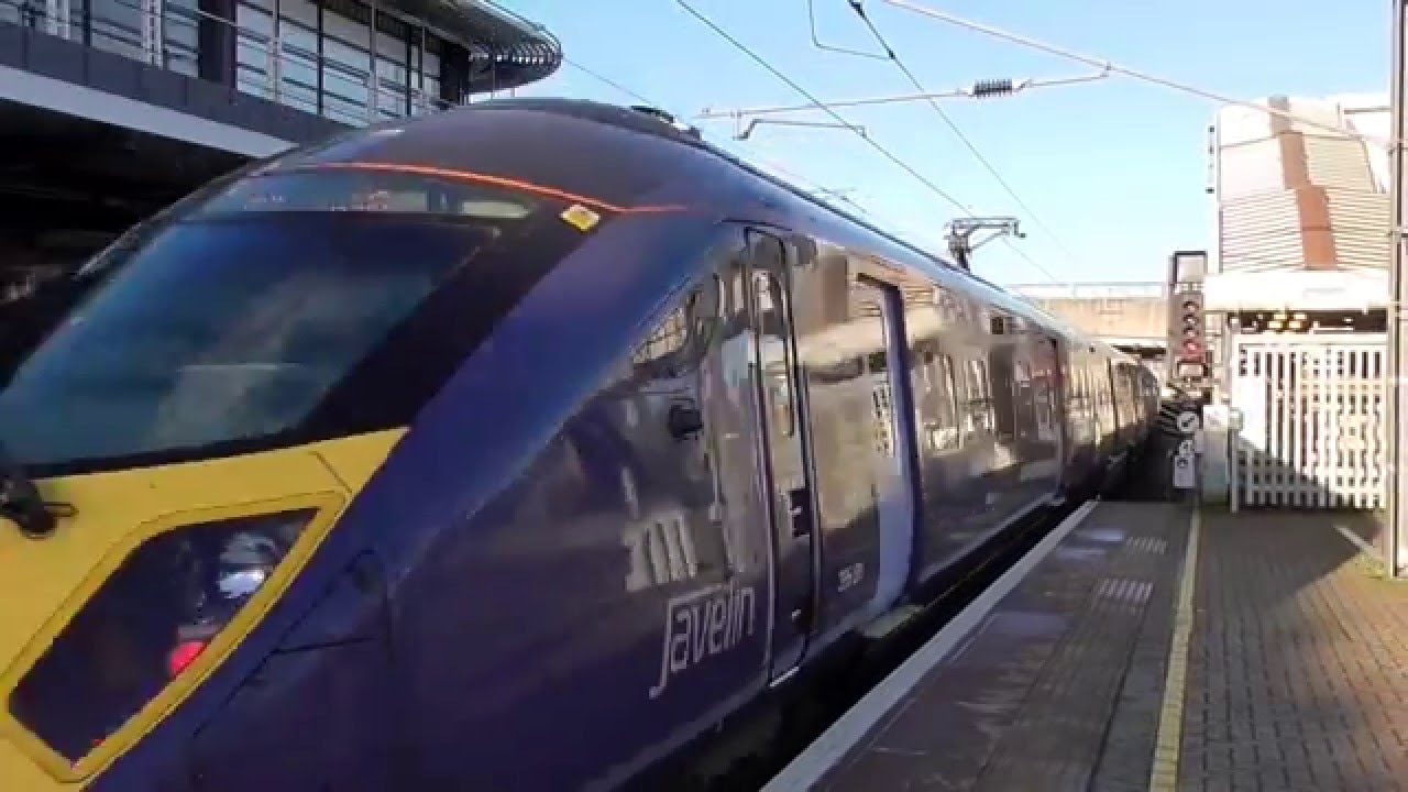 Southeastern Class 395 Departing Ashford International (14/1/16) - YouTube