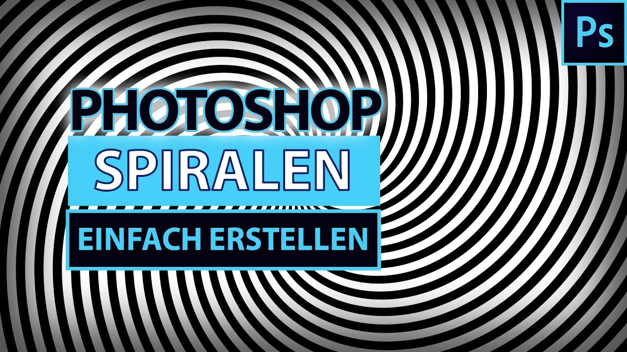 Spiralen mit Photoshop gestalten – Tutorial in Deutsch - YouTube