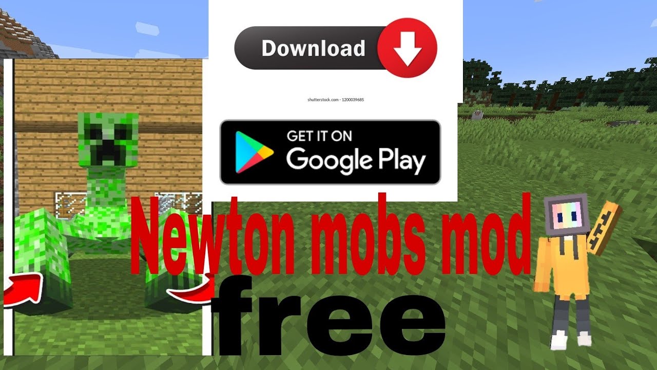 Newton mob pocket edition Minecraft - YouTube