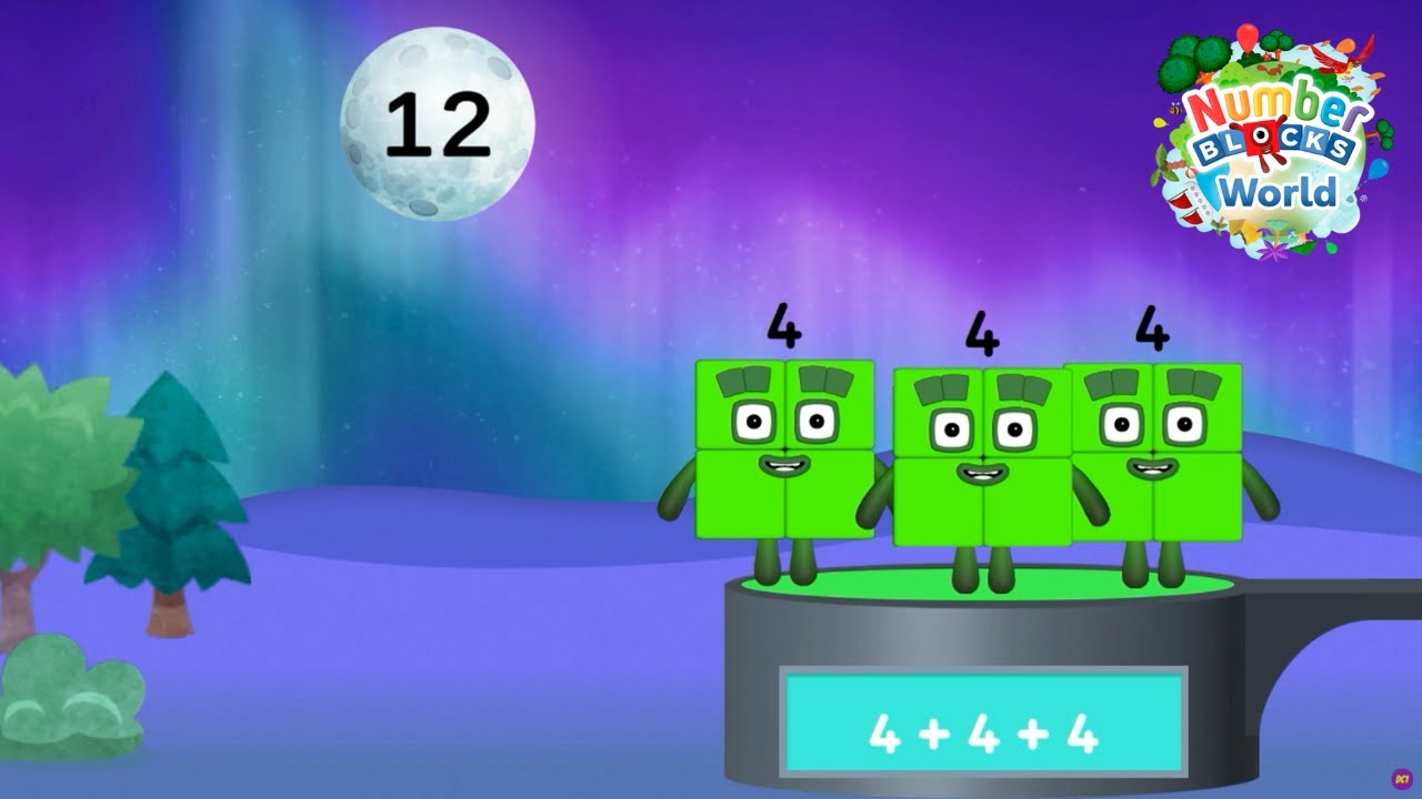 Numberblocks World for Kids | Easy Addition Lesson with Number 12 - YouTube